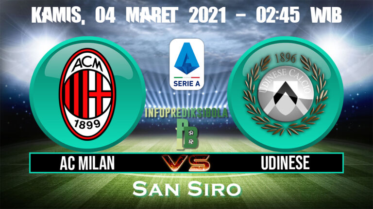 Prediksi Skor AC Milan vs Udinese 4 Maret 2021